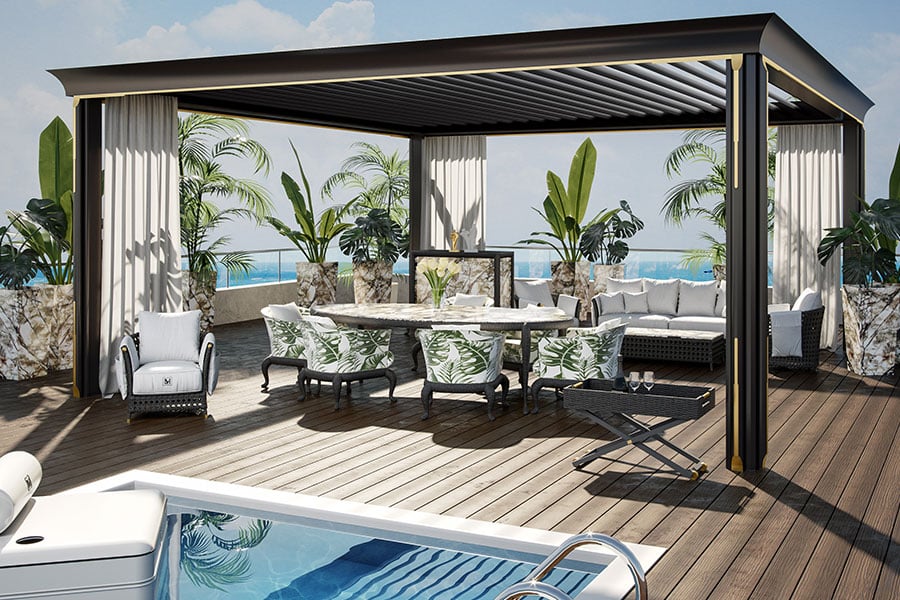 5+1 tips to keep in mind when designing a poolside lounge
